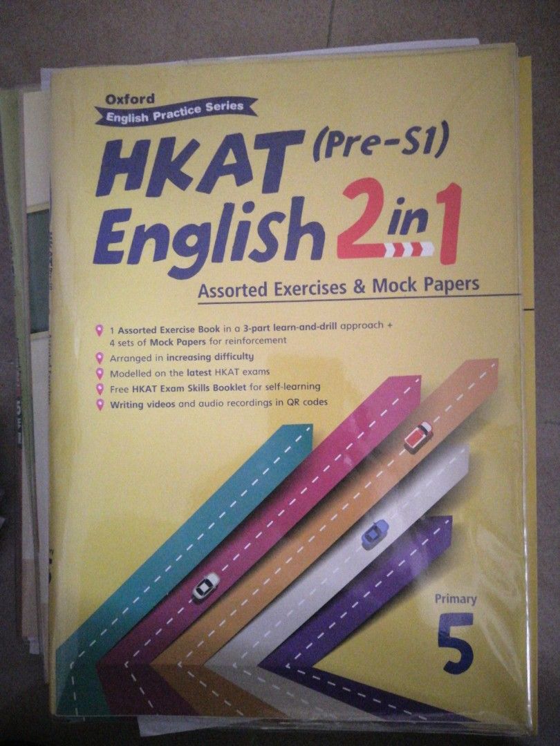 Oxford HKAT(pre-S1)English 2in1 Assorted Exercises & mock papers ...