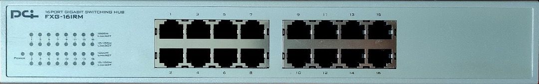PCI Planex FXG-16IRM 16-port Giga switch, 電腦＆科技, 電腦周邊及配件, Wifi及上網相關產品 ...