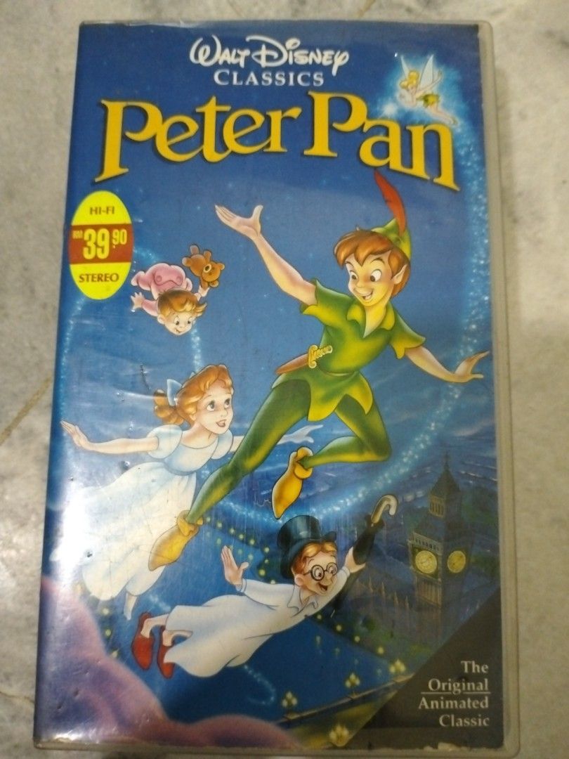 Peter Pan VHS, Hobbies & Toys, Collectibles & Memorabilia, Vintage ...