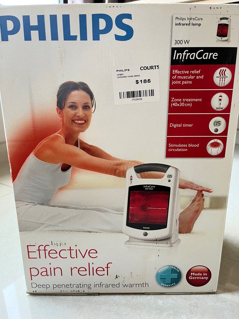 Philips Infracare 300 W infrared lamp, Health & Nutrition, Assistive ...
