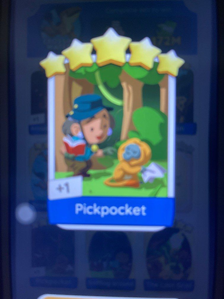 Pickpocket Monopoly Go, Hobbies & Toys, Toys & Games on Carousell