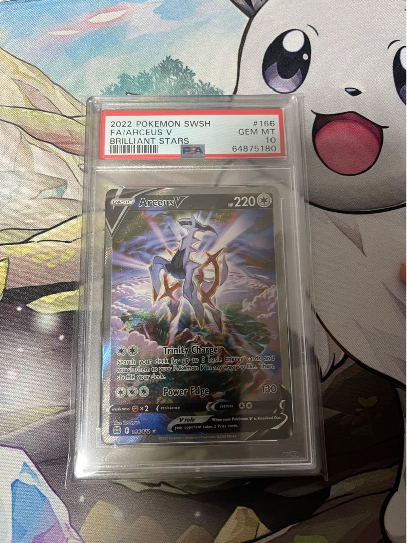 Pokémon PSA 10 Brilliant Stars Arceus V aa Pokemon, Hobbies & Toys ...