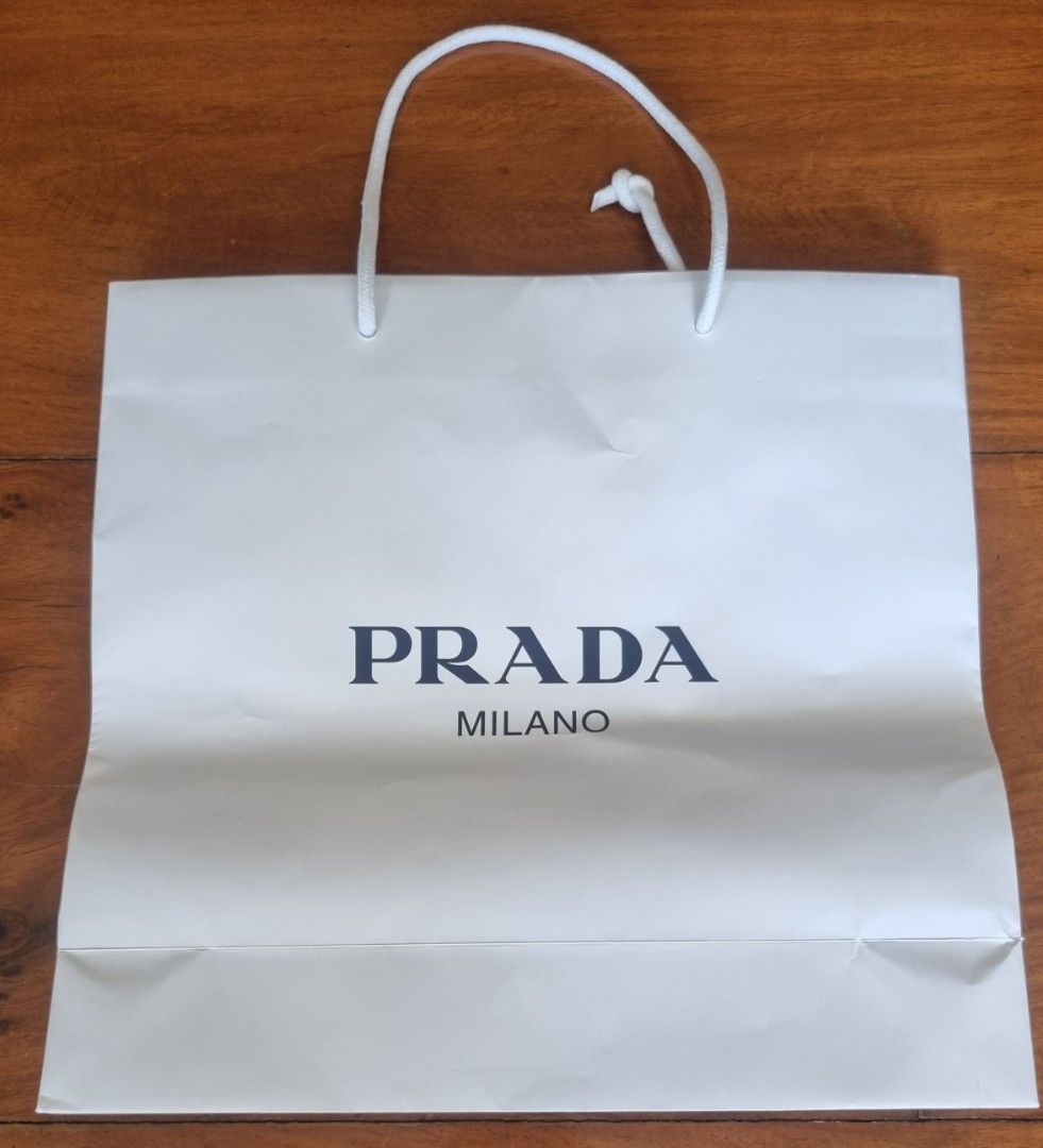 PRADA PAPER BAG on Carousell