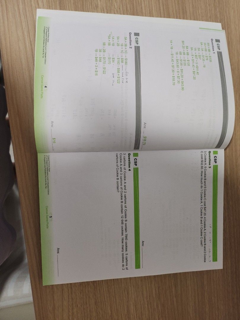 Primary 5 math assesment book, Hobbies & Toys, Books & Magazines ...