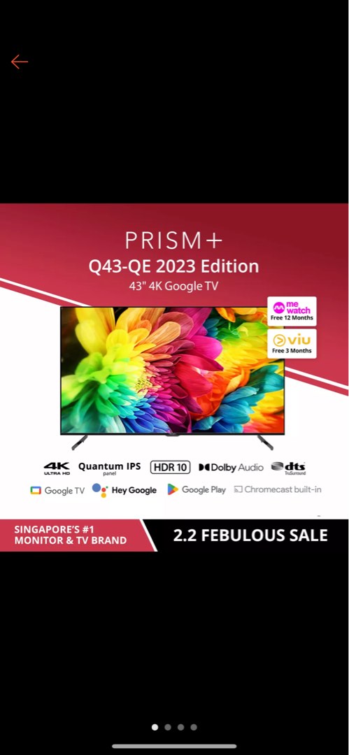 Prism Tv 43 inch, TV & Home Appliances, TV & Entertainment, TV on Carousell