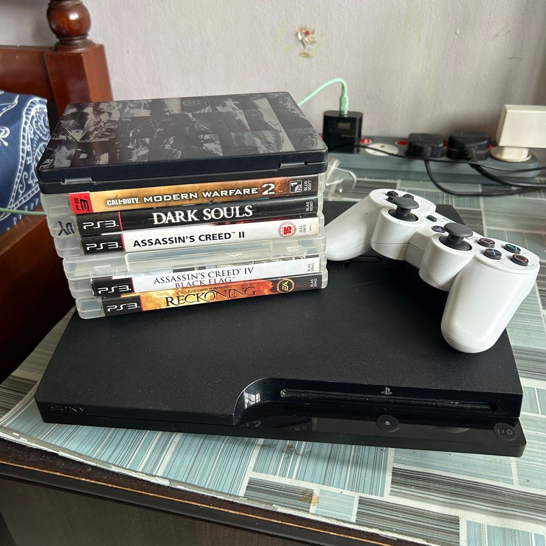PS3 with Games and Controller., Video Gaming, Video Game Consoles ...