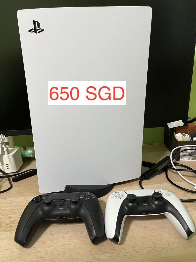 PS5(CFI-1118A, Disc edition) with 2 controller! Full set., Video Gaming, Video Game Consoles ...