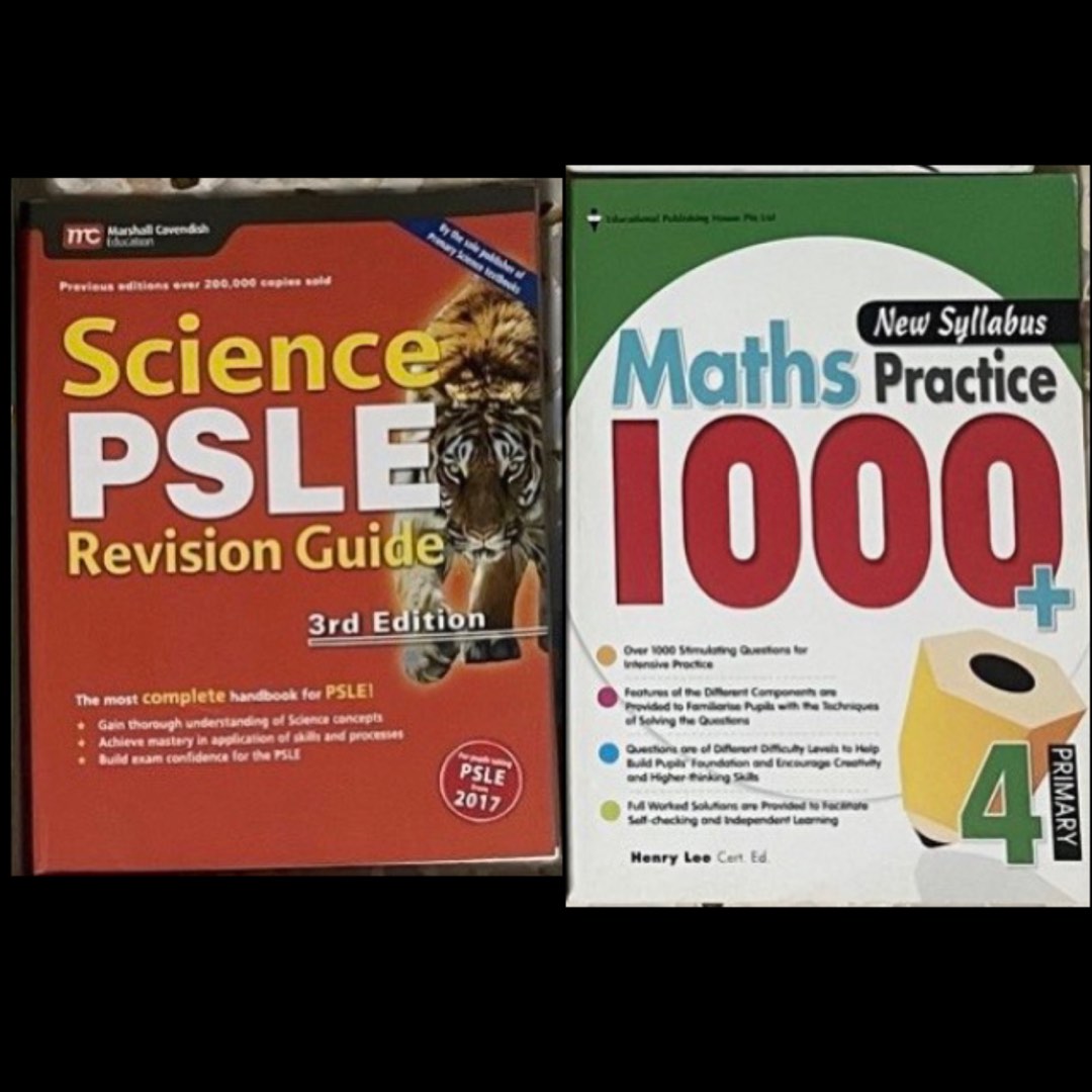 PSLE Science & Math Assessment Books & Guide, Hobbies & Toys, Books ...
