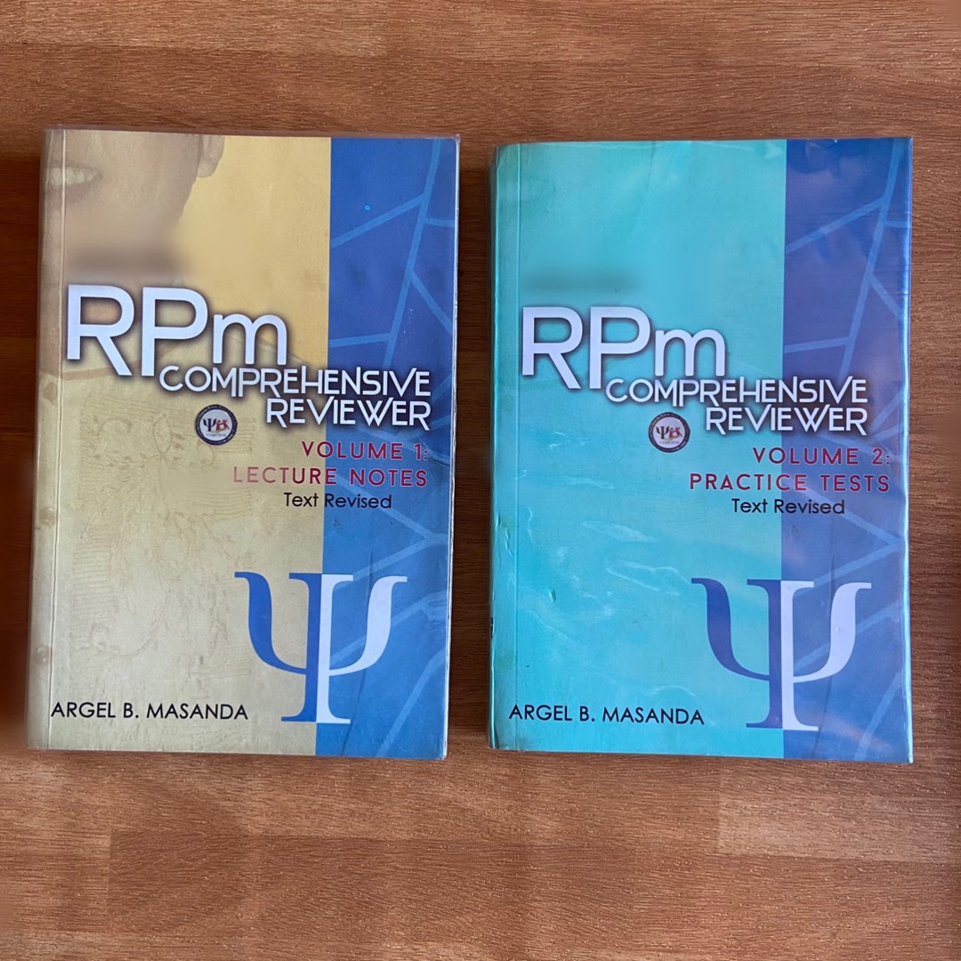Psychometrician Reviewer (Lecture & Tests Book) RPm Psychology Book ...