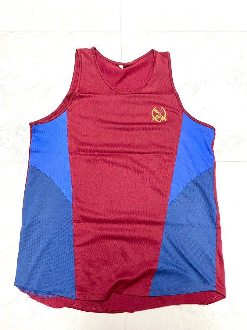 RARE!! SAFTI OCS Officer Cadet School SAF Tank/Vest/Singlet, Men's ...