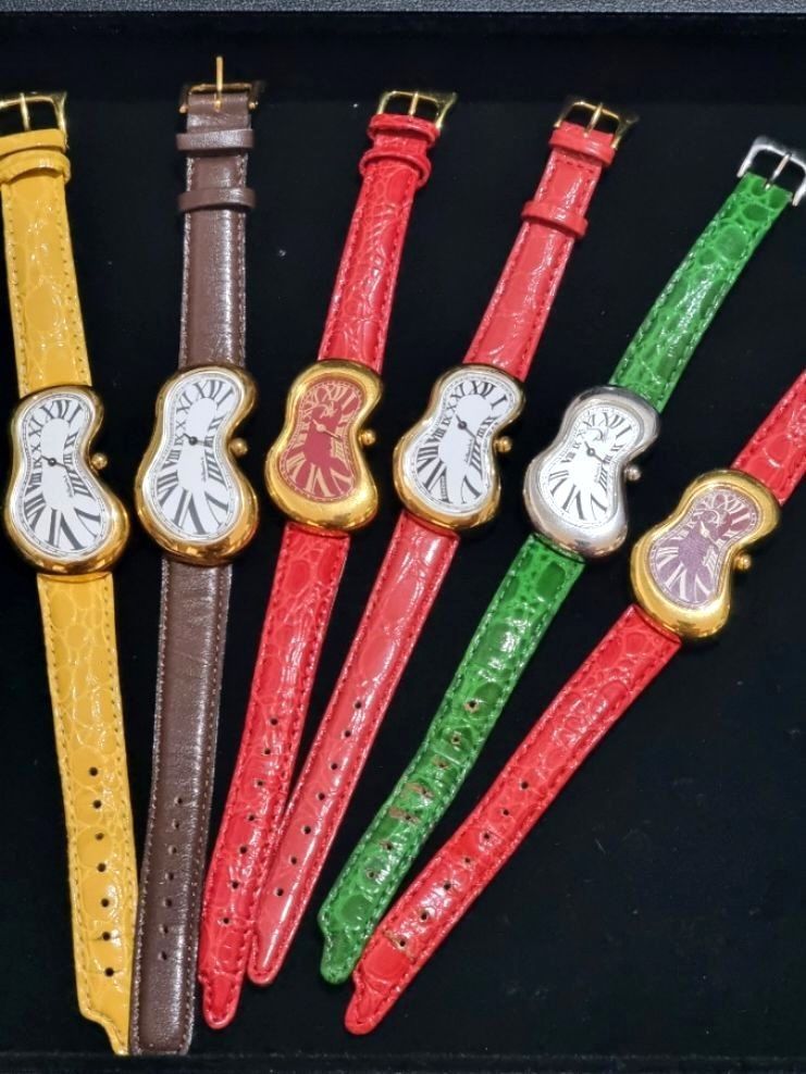 [RARE!] SALVADOR DALI EXAEQUO SOFTWATCH SOFT WATCH QUARTZ NOT CARTIER ...