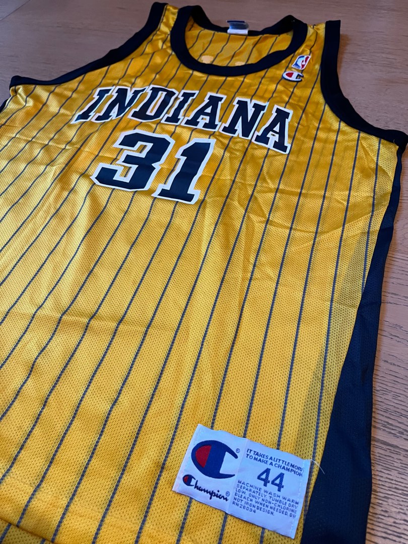 RARE x 90s Vintage Indiana Pacers Reggie Miller pinstripes Champion ...