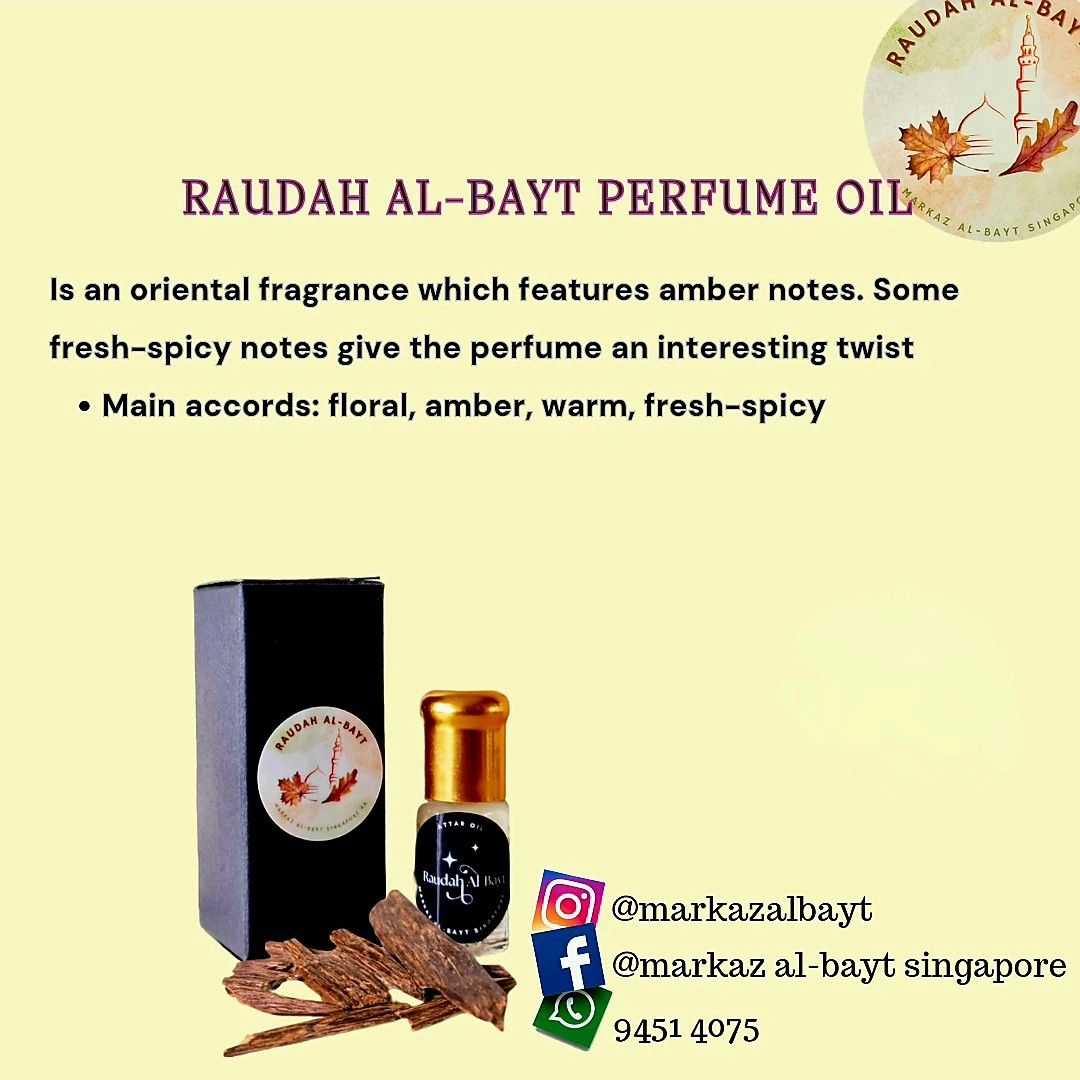 Raudah Al-Bayt Perfume Oil, Beauty & Personal Care, Fragrance ...