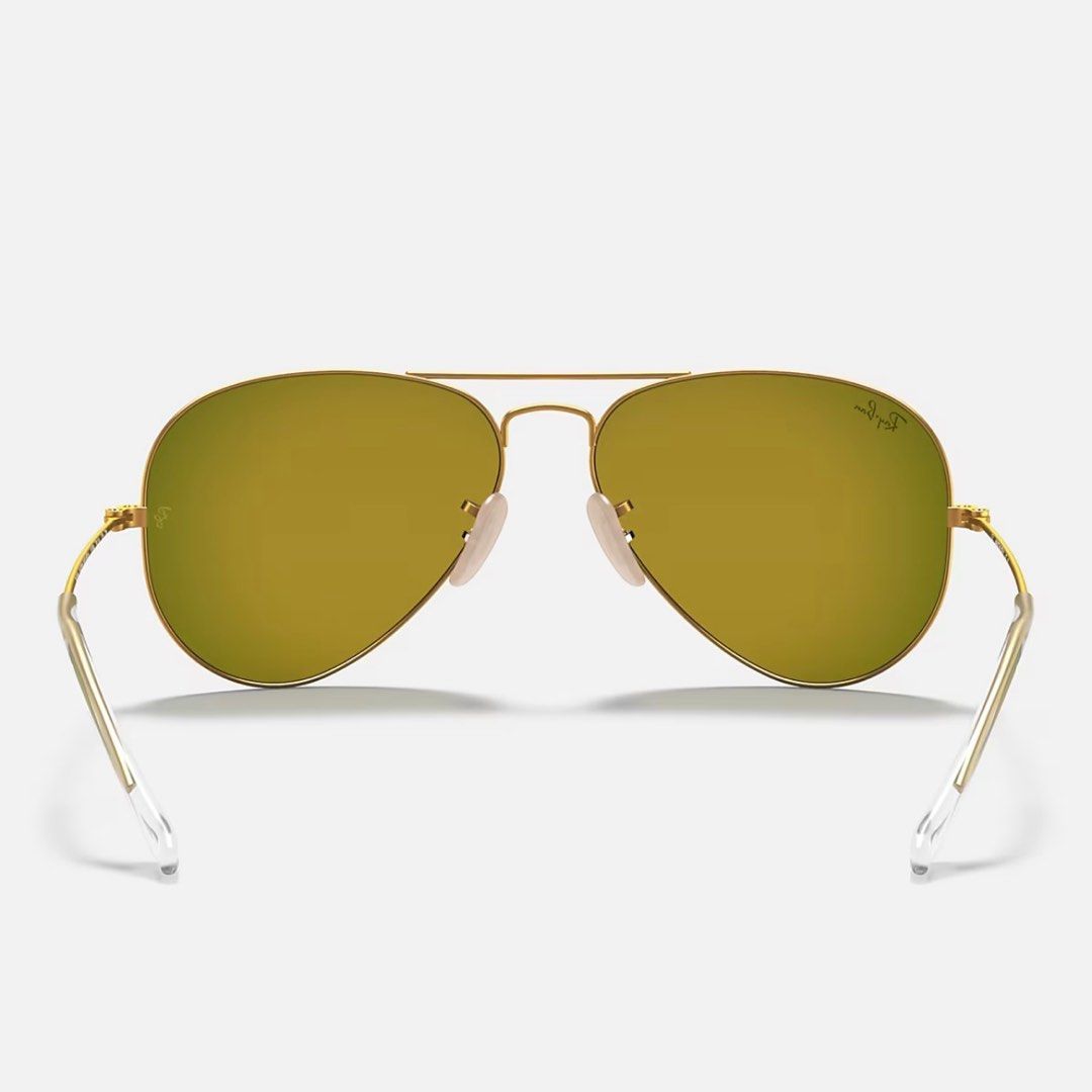 Ray-Ban Aviator Flash Lenses Orange, Men's Fashion, Watches ...