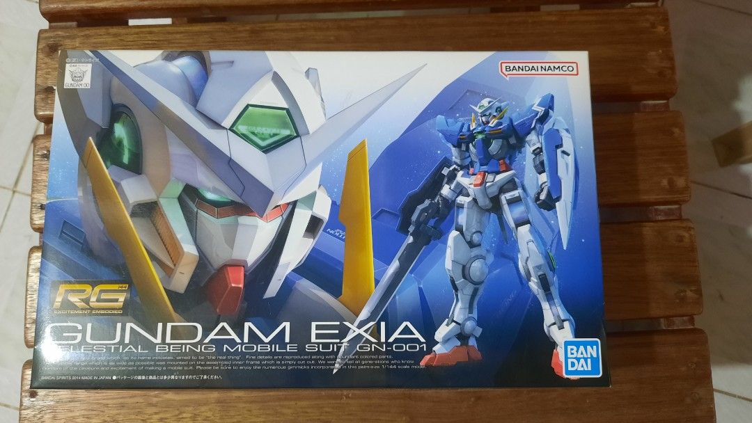 RG gundam exia unbuilt, Hobbies & Toys, Toys & Games on Carousell