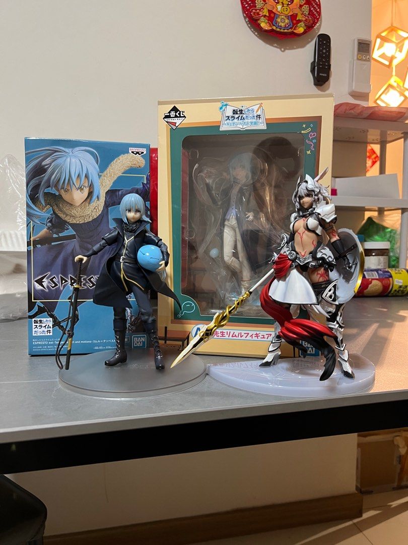 Rimiru tempest slime kuji prize figures + fate stay night kuji figure ...