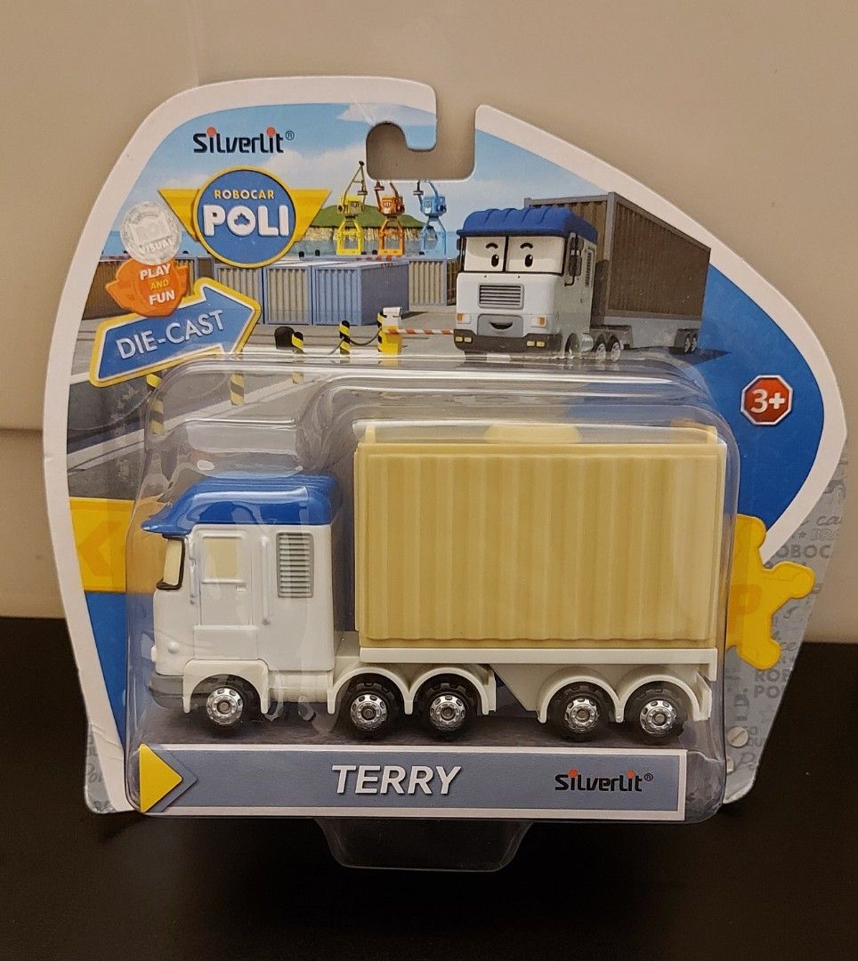 Robocar poli Terry Robocar poli 貨櫃車 玩具車, 電子遊戲, 電子遊戲機, 其他 - Carousell