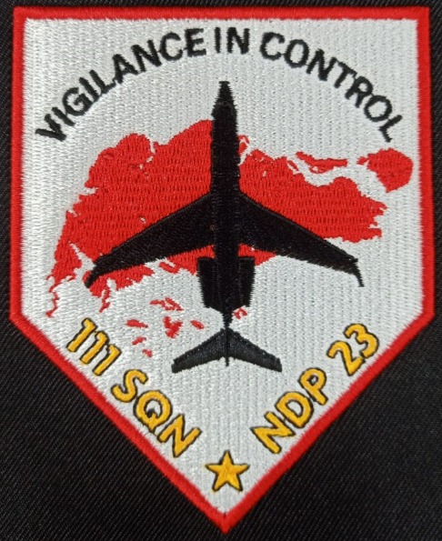 RSAF 111 Sqn NDP23 Patch, Hobbies & Toys, Memorabilia & Collectibles ...