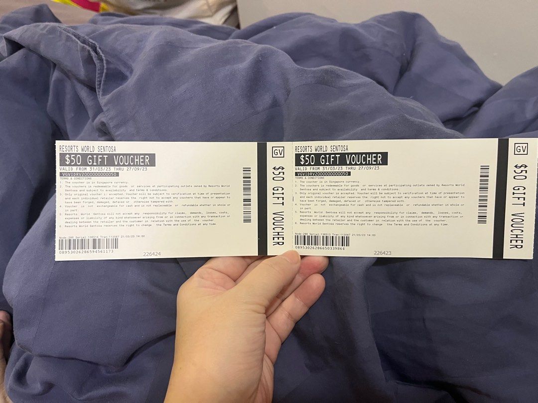 RWS Vouchers, Tickets & Vouchers, Vouchers on Carousell
