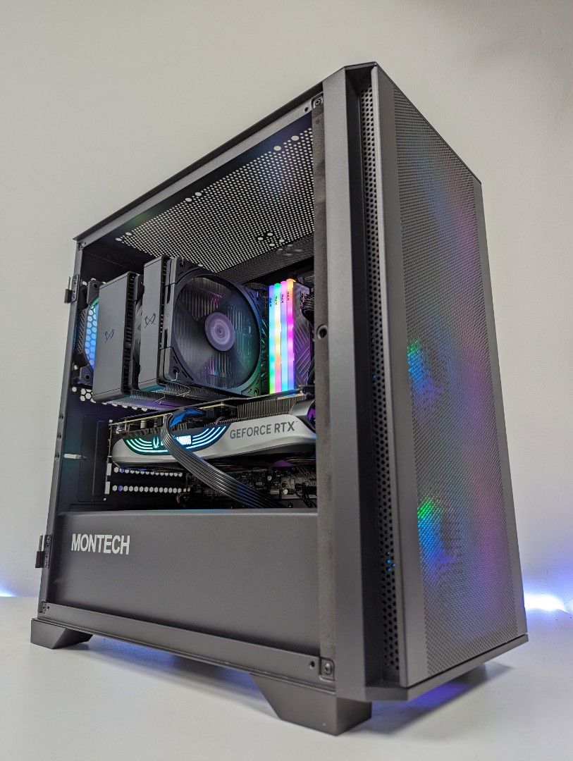 RYZEN 5 7600 + RTX 4070 TI ZOTAC TRINITY OC Custom Gaming PC - max out ...