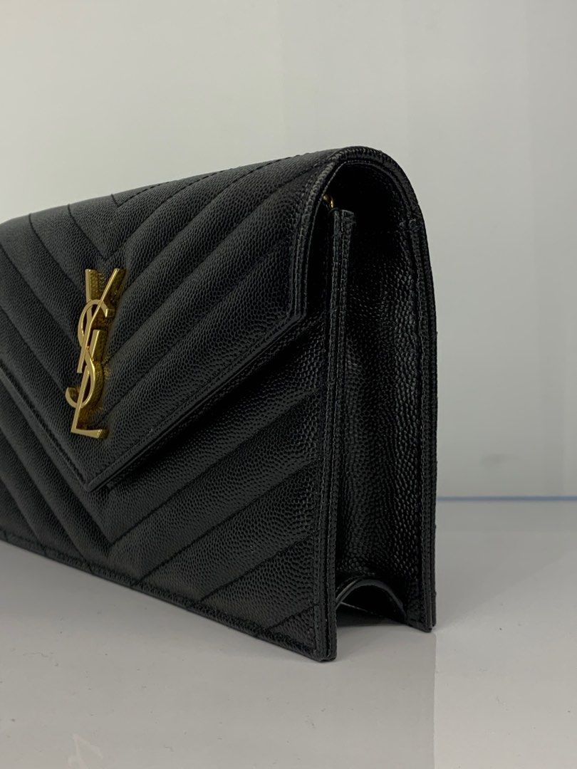 Saint Laurent YSL Envelope WOC Crossbody Bag GHW, Luxury, Bags ...