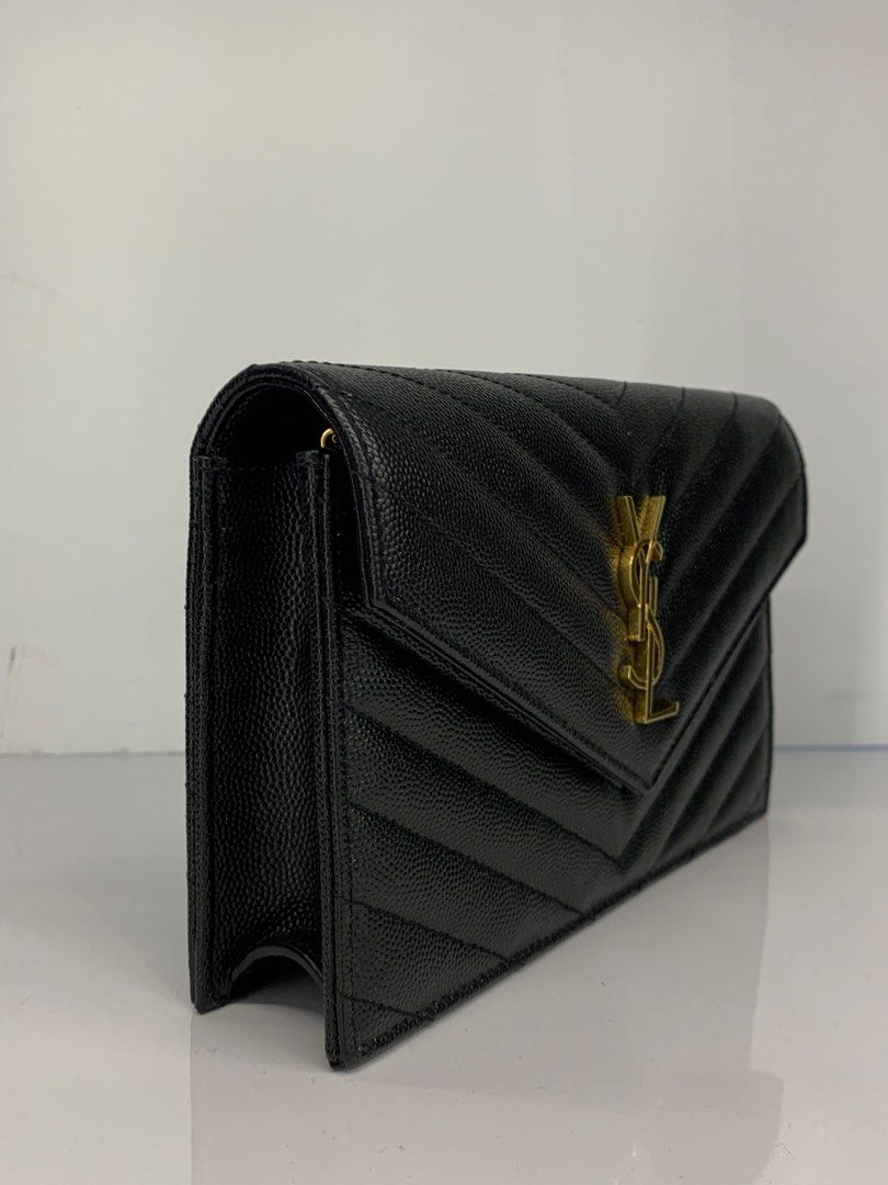 Saint Laurent YSL Envelope WOC Crossbody Bag GHW, Luxury, Bags ...