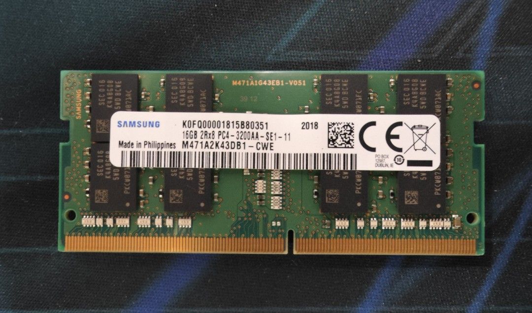 Samsung Ram DDR4 3200mhz 16GB for Laptop, Computers & Tech, Parts ...