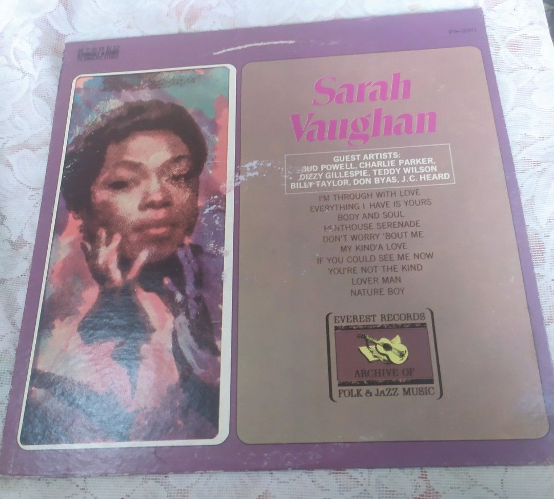 Sarah Vaughan - Sarah Vaughan (LP) VINYL PLAKA on Carousell