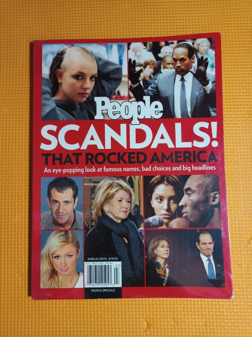 Scandals That Rocked America - People Magazine Special Edition, Hobbies & Toys, Books ...