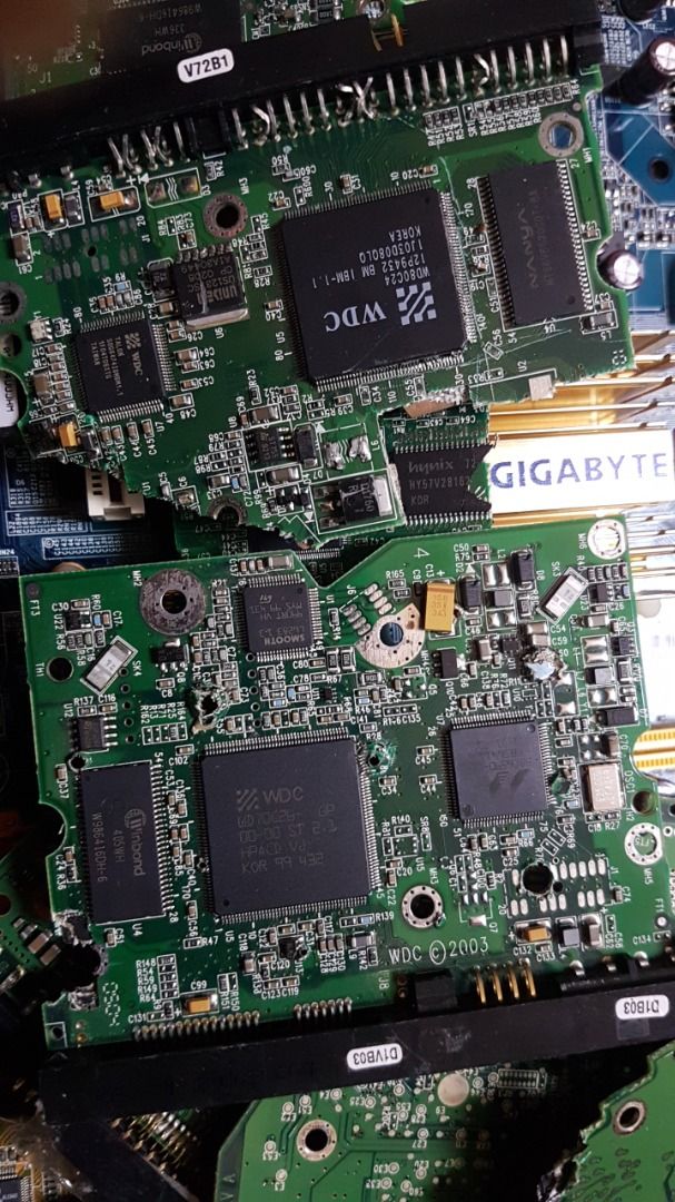 Scrap PC motherboard hardisk slaveboard PCB, Computers & Tech, Parts ...