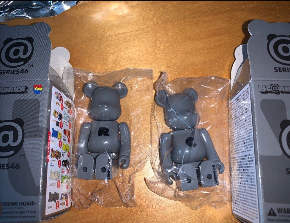 Series 46 E R R C and C Bearbrick basic letter be@rbrick bear brick, Hobbies & Toys, Toys ...