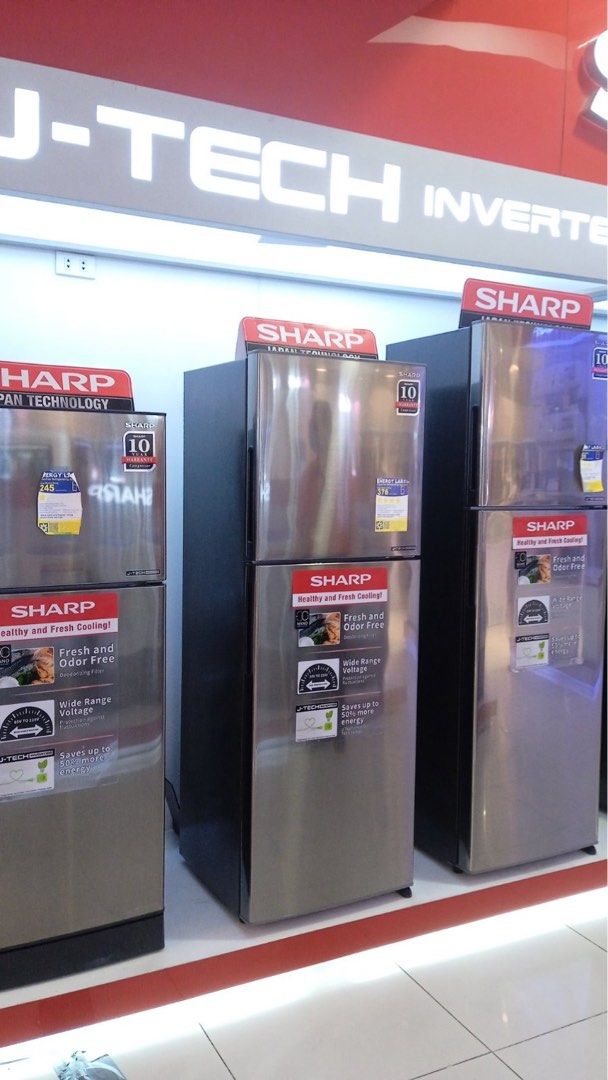 SHARP 2 DOOR INVERTER REFRIGERATOR, TV & Home Appliances, Kitchen ...