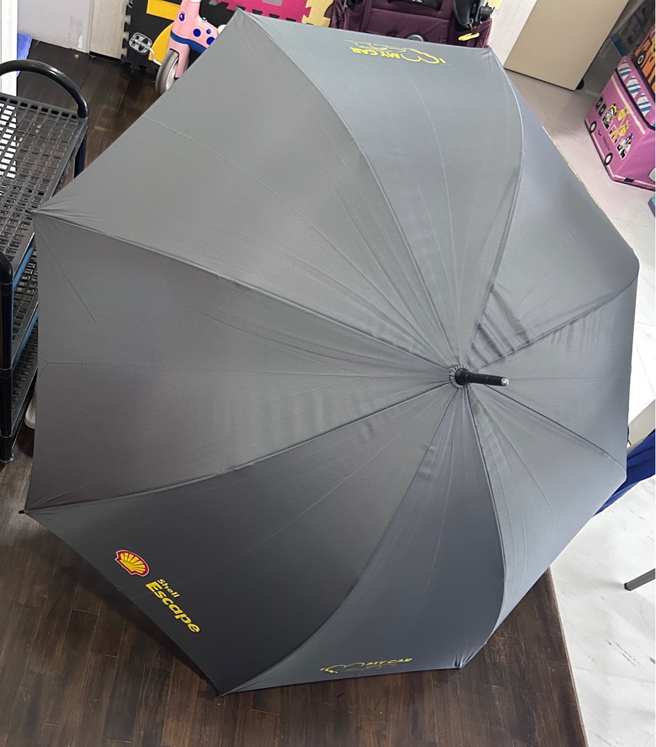 Shell umbrella, Hobbies & Toys, Travel, Umbrellas on Carousell