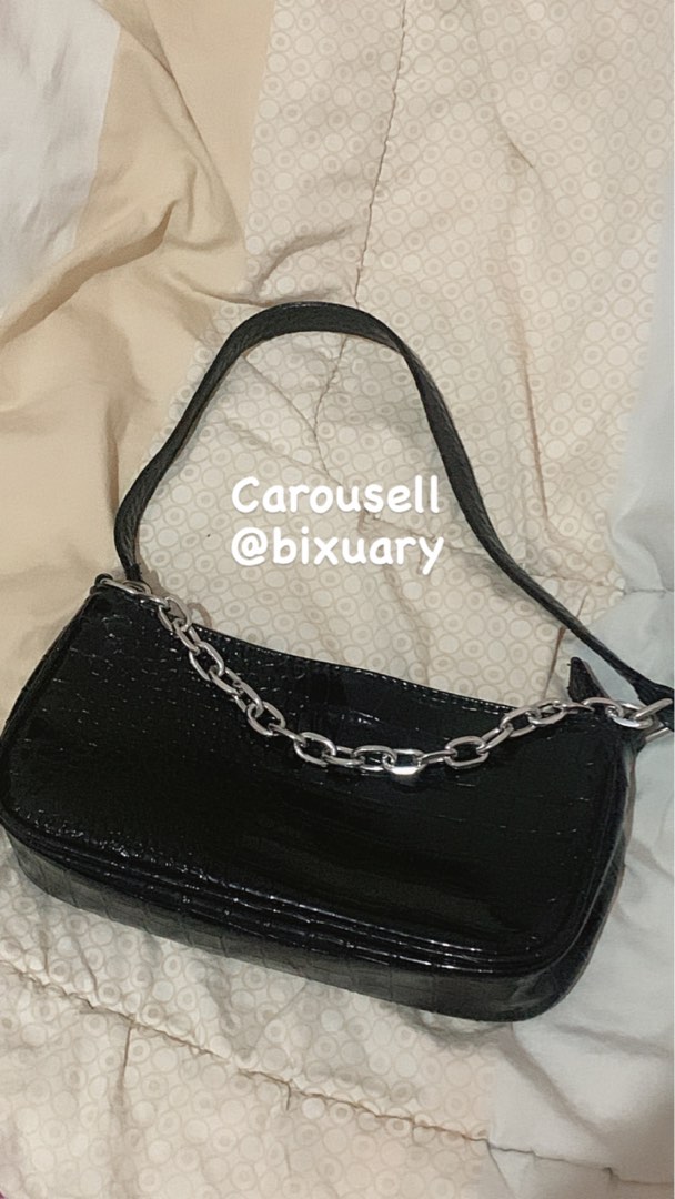 Shoulder Bag KKV Crocodile (Hitam), Fesyen Wanita, Tas & Dompet di ...