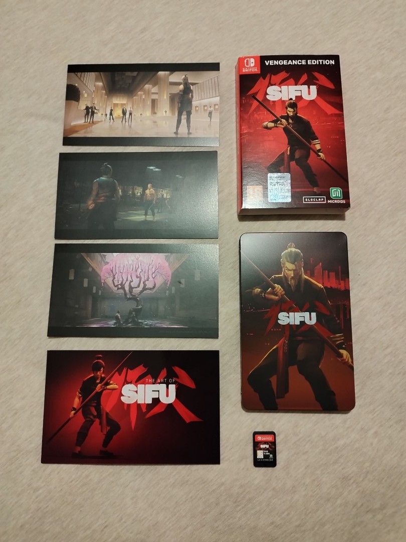 Sifu Vengeance Edition Limited Edition with Steelcase, Artbook and 3 collector's card, Video ...