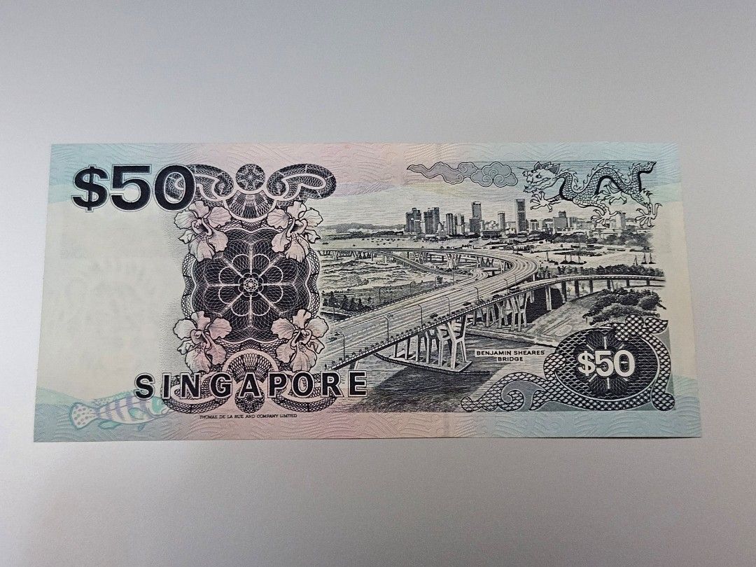 Singapore Dollar Note $50.00 (Ship Series), Hobbies & Toys, Memorabilia ...