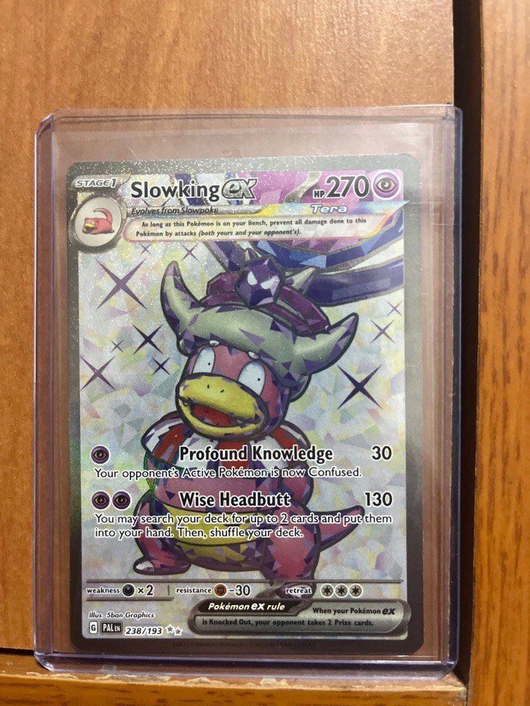 Slowking EX Full Art : Paldea Evolved, Hobbies & Toys, Toys & Games on ...