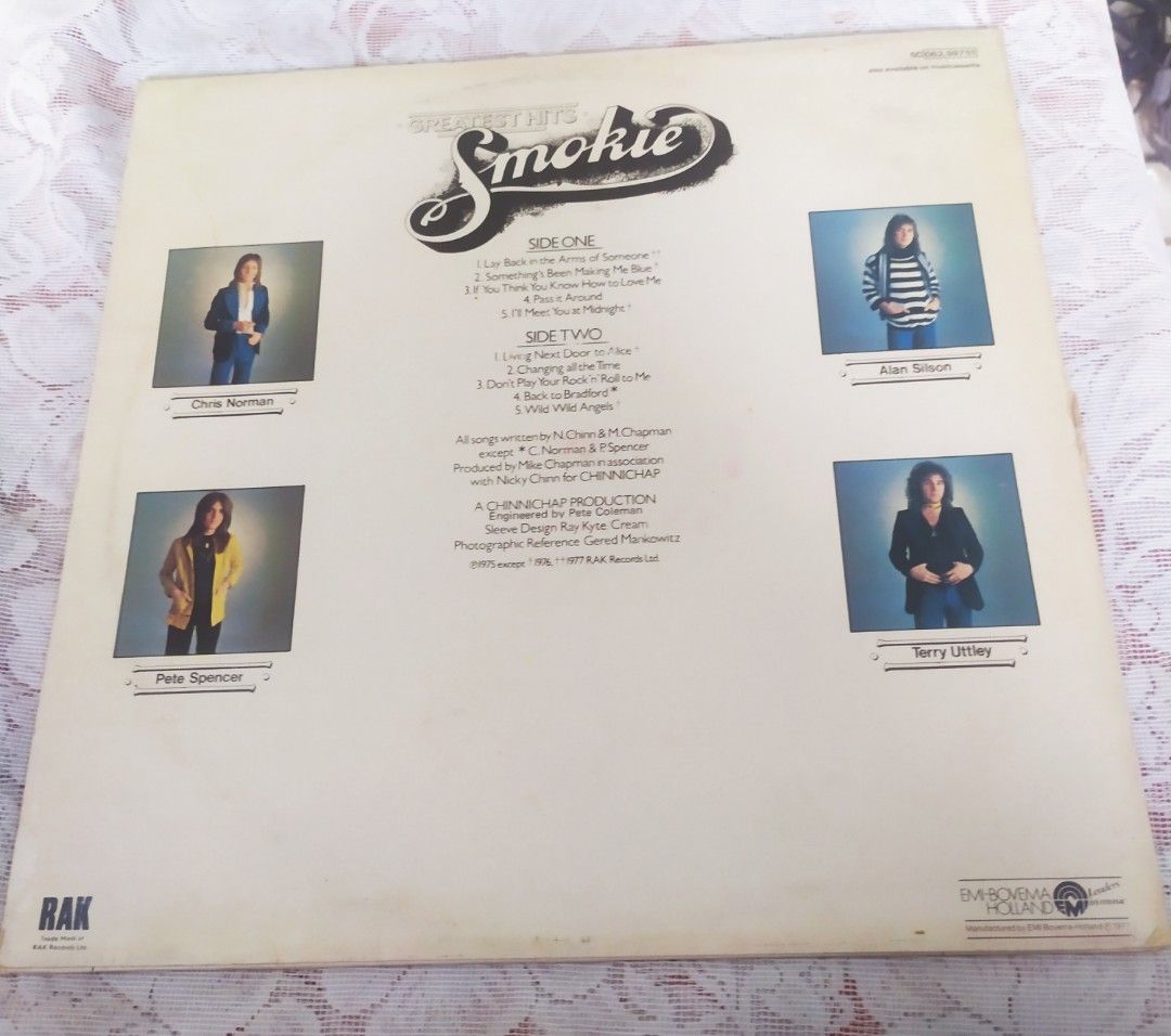 Smokie - Greatest Hits (LP) VINYL PLAKA on Carousell