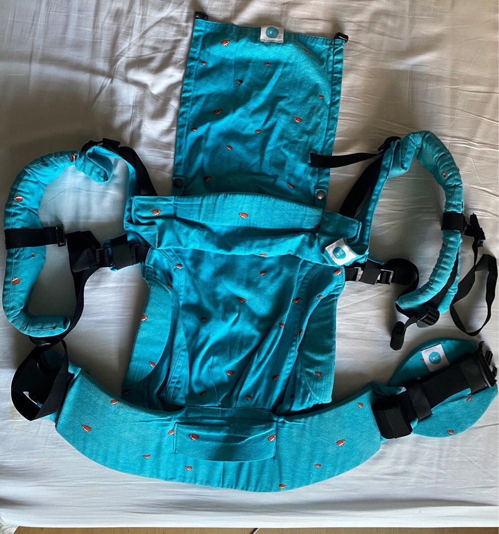 Soul Slings AseemA carrier - blue fish, Babies & Kids, Going Out ...