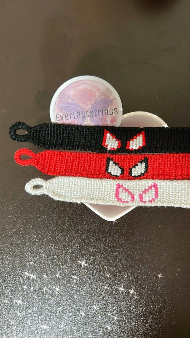 spiderman thread bracelet