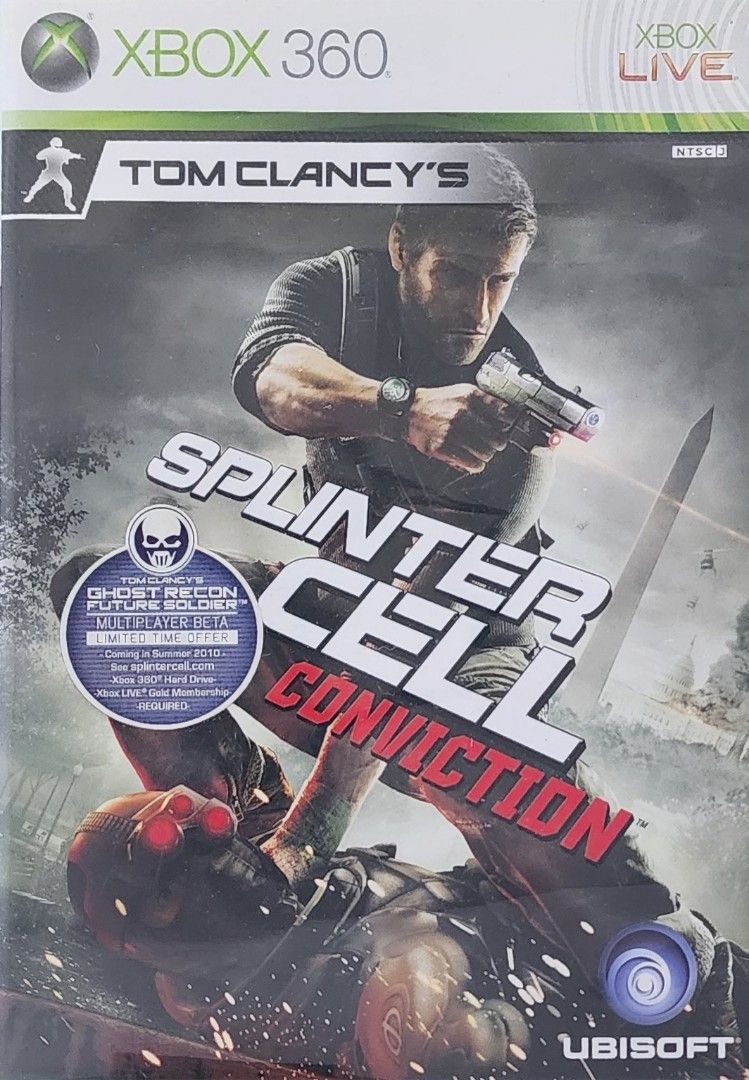 Splinter Cell Conviction, Video Gaming, Video Games, Xbox on Carousell