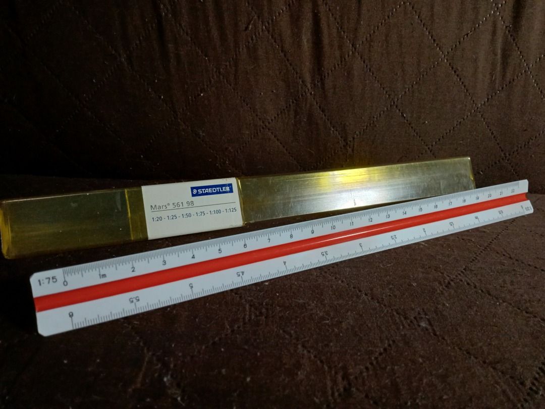 STAEDTLER Reduction Scale Ruler Mars 561 98-1, Hobbies & Toys ...