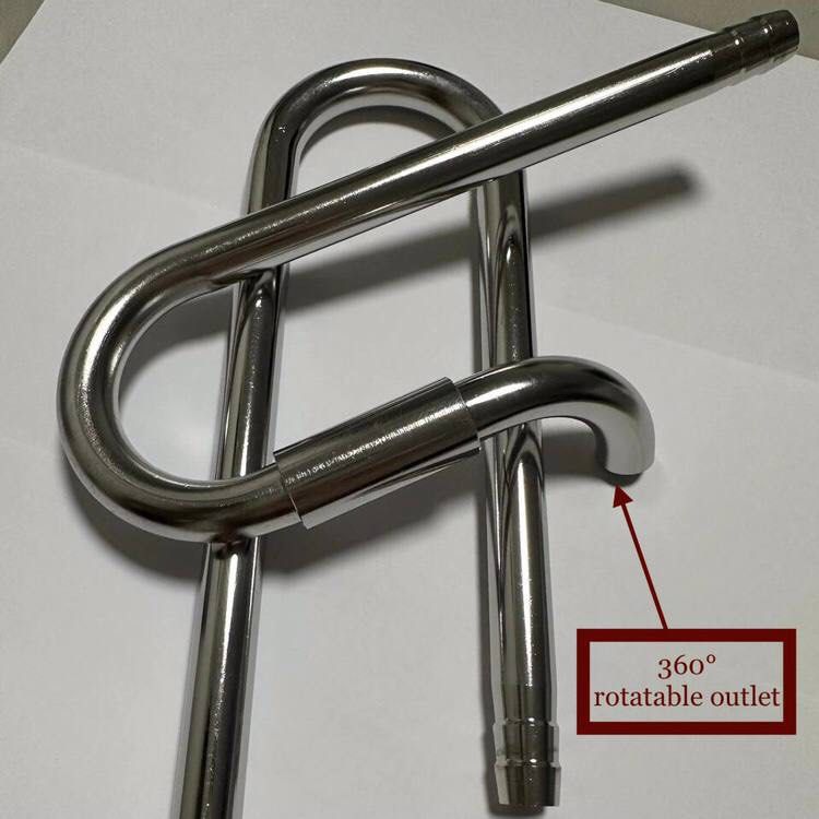 Stainless Steel Inflow / Outflow / Lily Pipe for Aquarium / Fish Tank ...