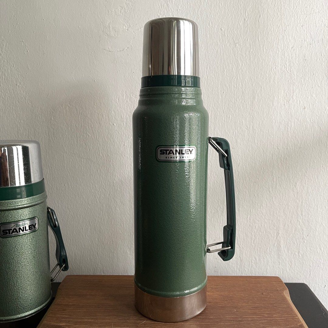 Stanley and Stanley Aladdin Vacuum thermal flasks classic hammertone ...