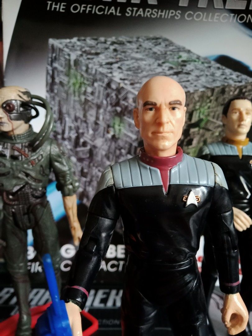 Star Trek Borg Picard Data, Hobbies & Toys, Toys & Games on Carousell