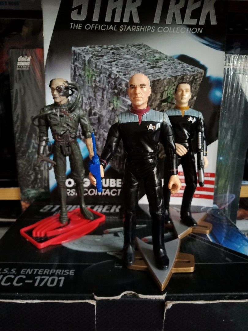 Star Trek Borg Picard Data, Hobbies & Toys, Toys & Games on Carousell
