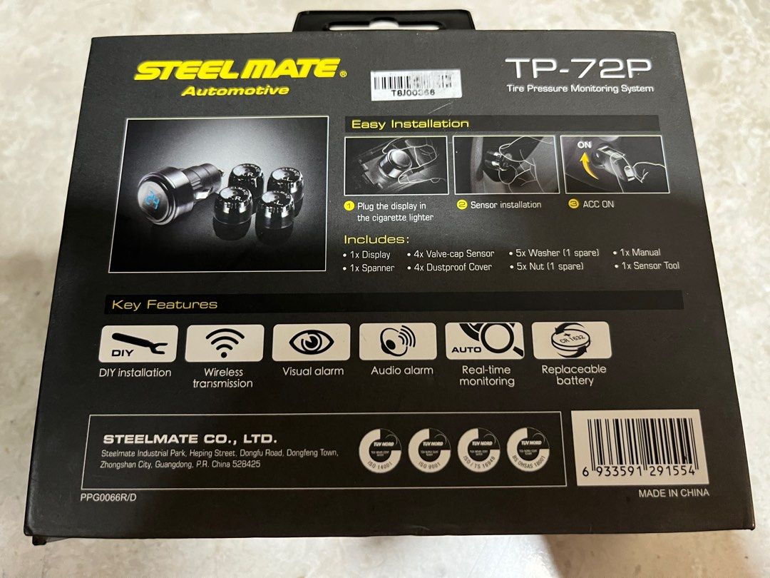Steelmate TPMS TP-72P, Car Accessories, Accessories on Carousell