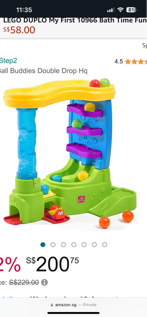 Step 2 ball drop, Babies & Kids, Infant Playtime on Carousell
