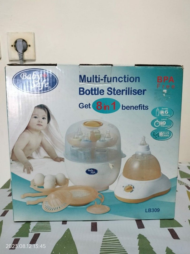 Sterilizer baby safe steril botol, Bayi & Anak, Perawatan & Makanan ...