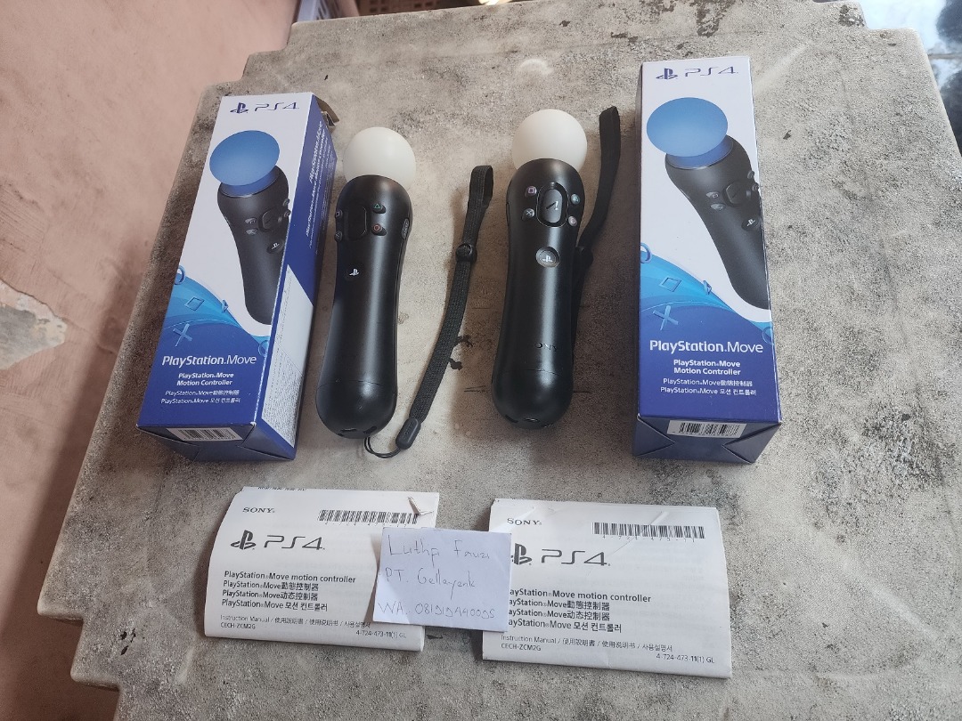 Stik Stick PS4 DS4 PS Move v2 CECH-ZCM2G OM Copotan PS VR Fullset ...